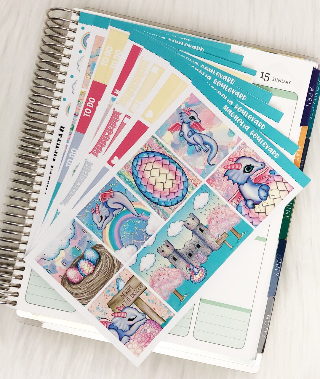 Mythical Spring Weekly Planner Sticker Kit! Perfect for Your Erin ...