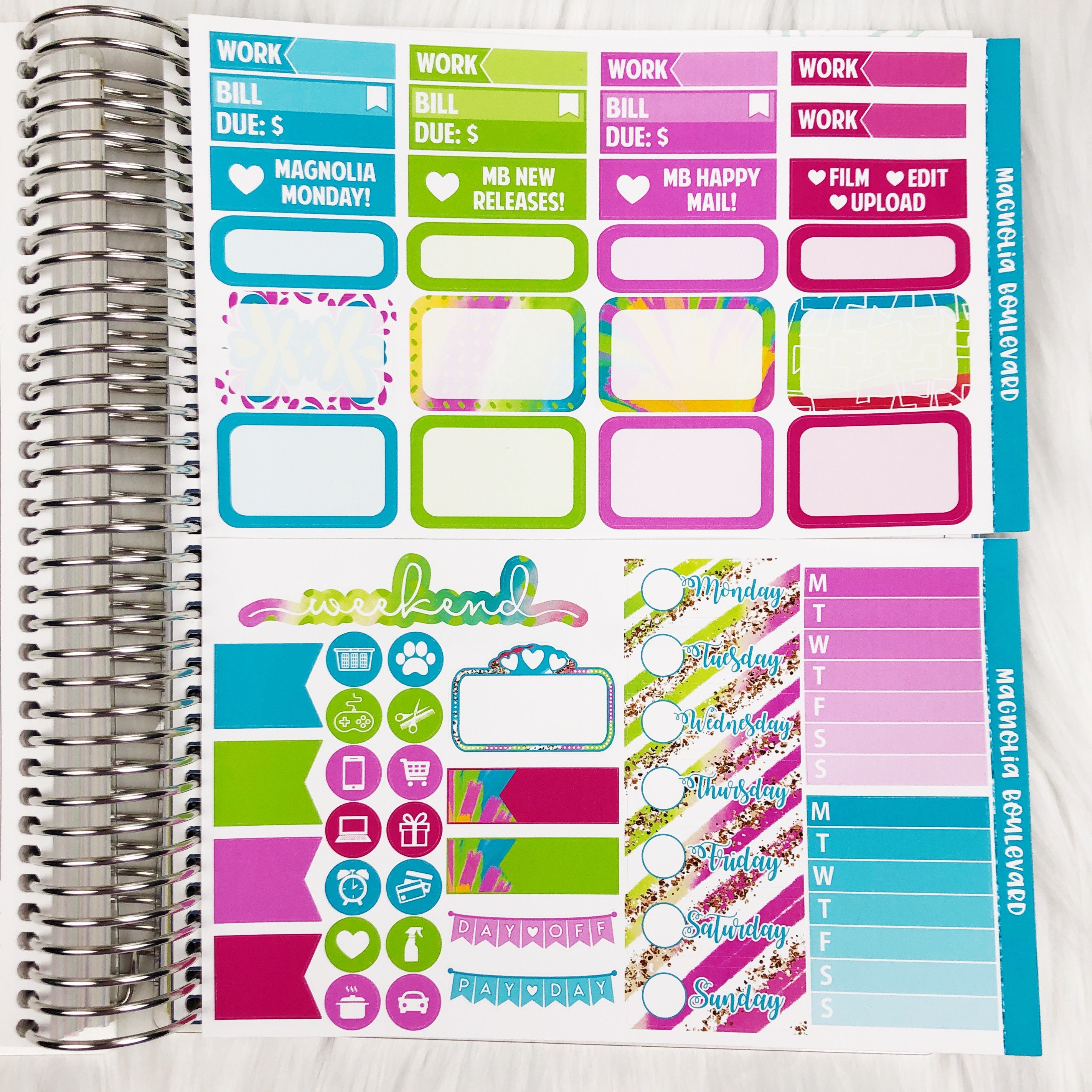 Wild and Free Weekly Planner Sticker Kit! Perfect for Your Erin Condren ...
