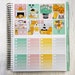 Minty Halloween Vertical Weekly Planner Sticker Kit - Etsy