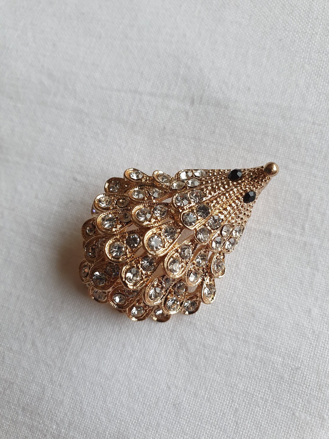 Crystal Hedgehog Brooch Pin - Etsy