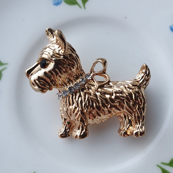 Dog Brooch - Etsy UK