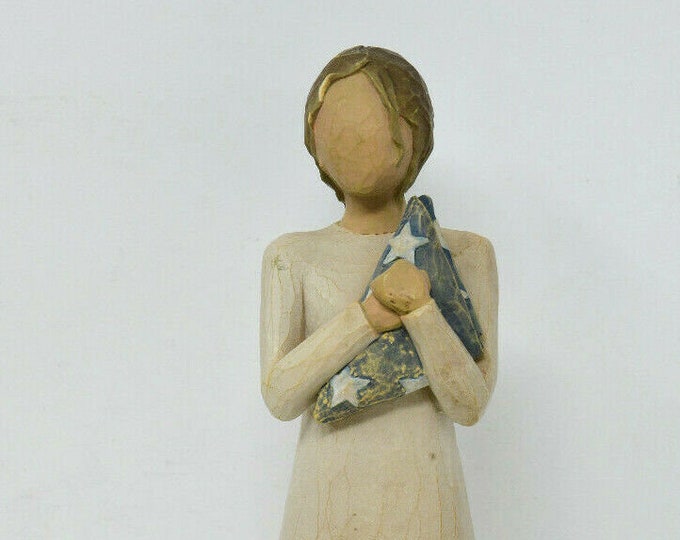 Willow Tree "hero" Figure With Folded Flag 9 Inch Susan Lordi - Etsy