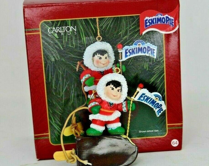 Eskimo Explorer Eskimo Pie Young Boy on Ice Cream Bar Christmas ...
