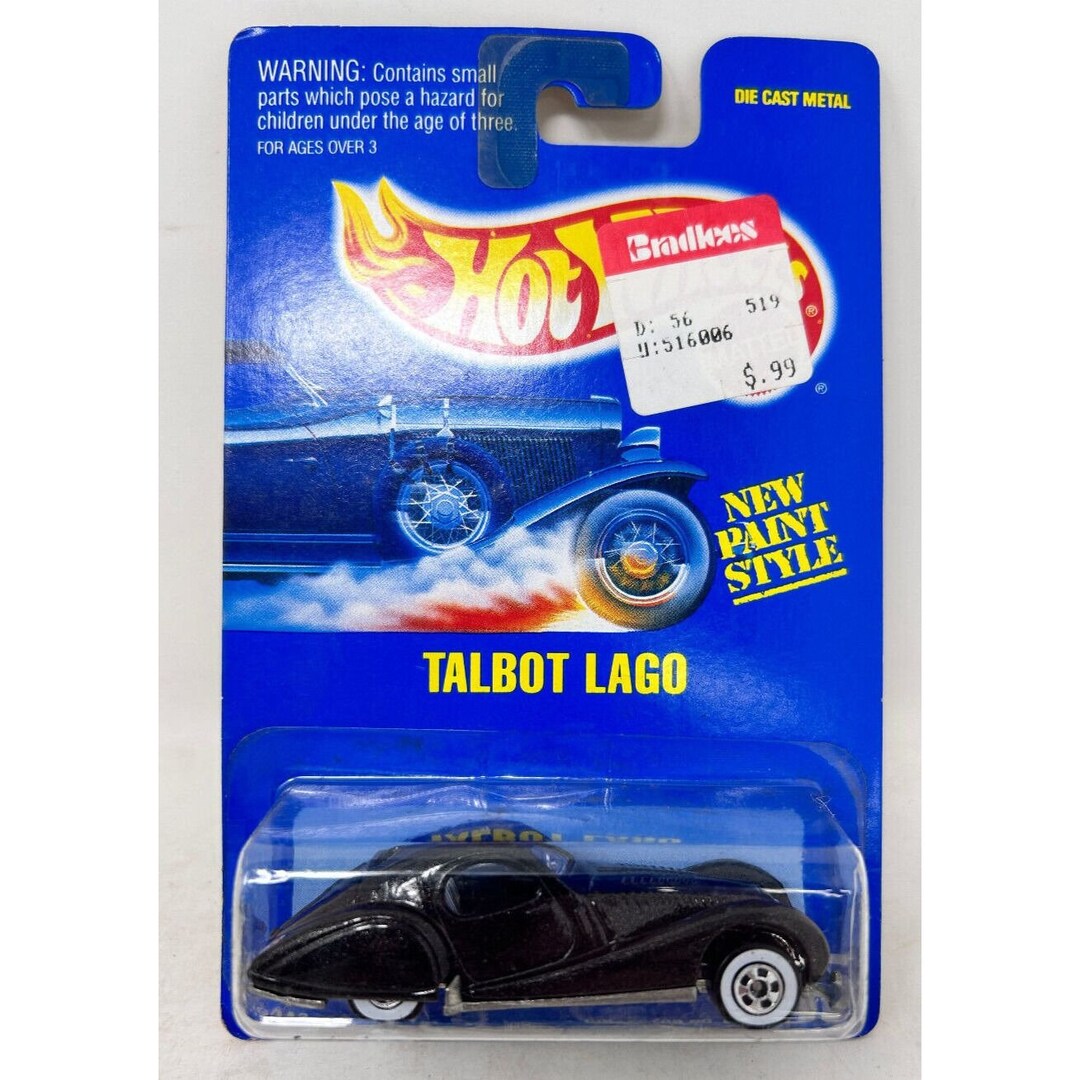 Vintage Hot Wheels Talbot Lago Blue Card 250 White Walls - Etsy