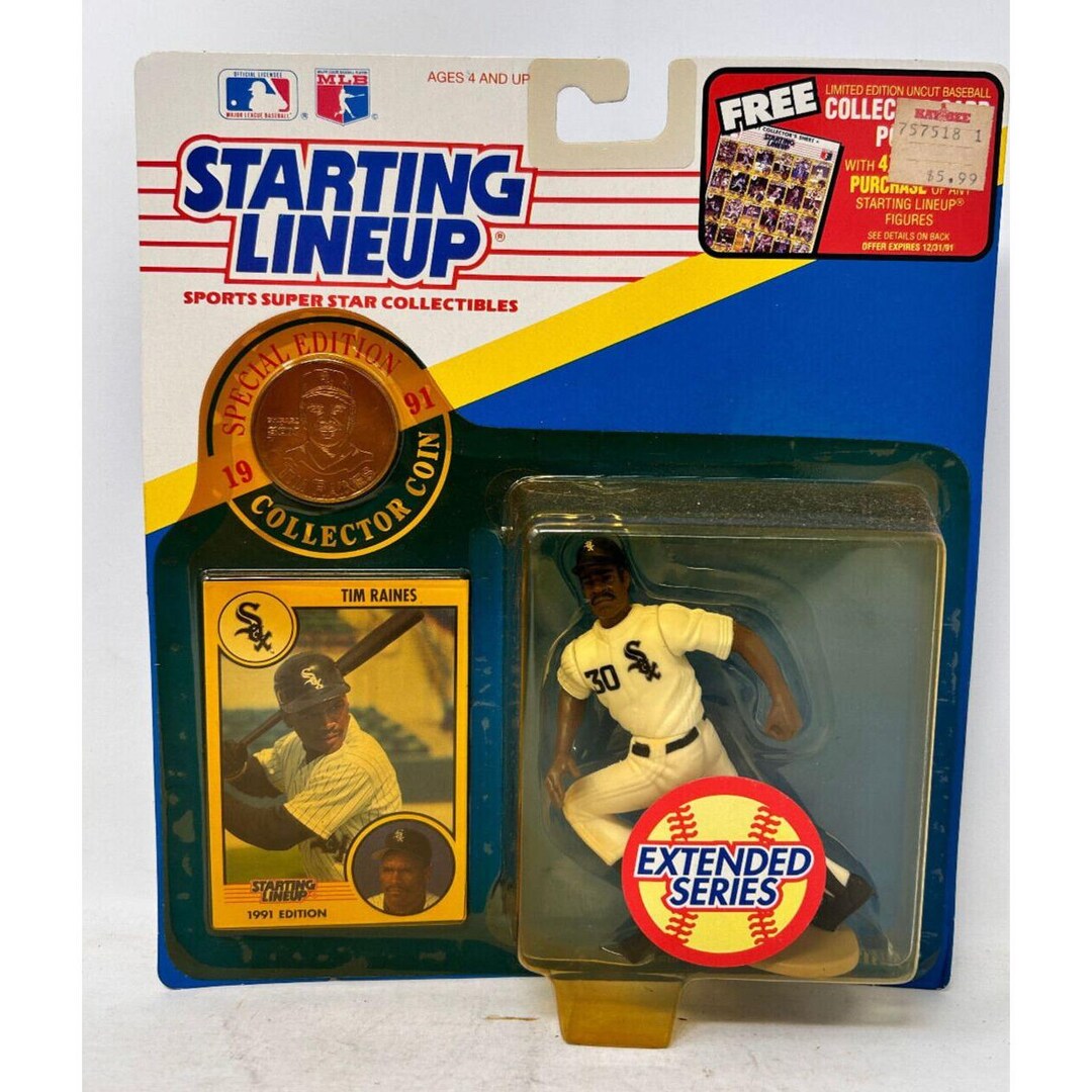 Starting Lineup 1991 Tim Raines Chicago White Sox Baseball MLB SLU - Etsy