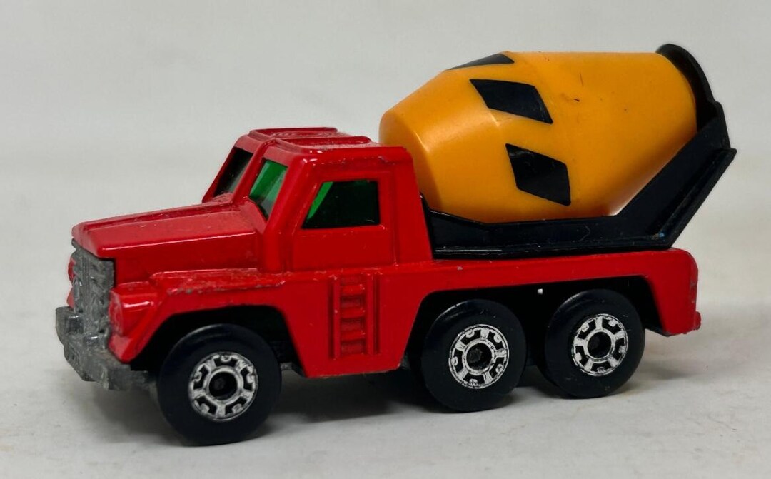 Vintage Matchbox Superfast 19 Red Cement Truck - Etsy