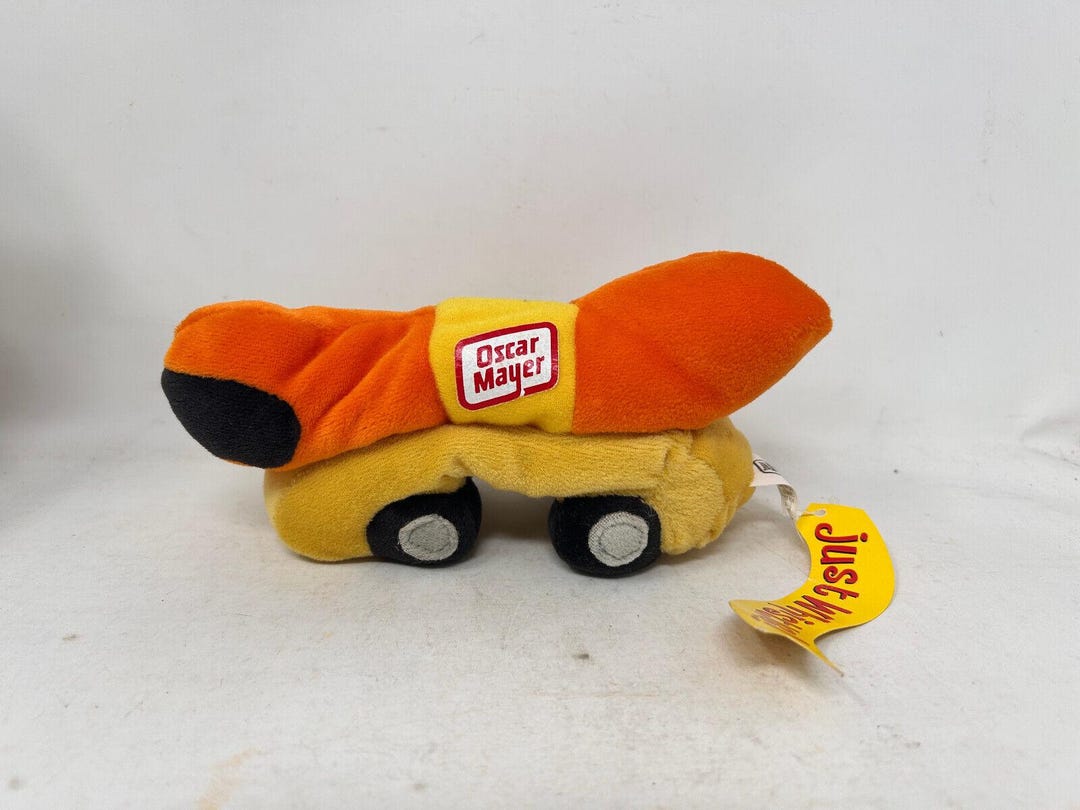 Oscar Mayer Wienermobile Hot Dog Plush Stuffed Beanie the Bean Bag Toy ...