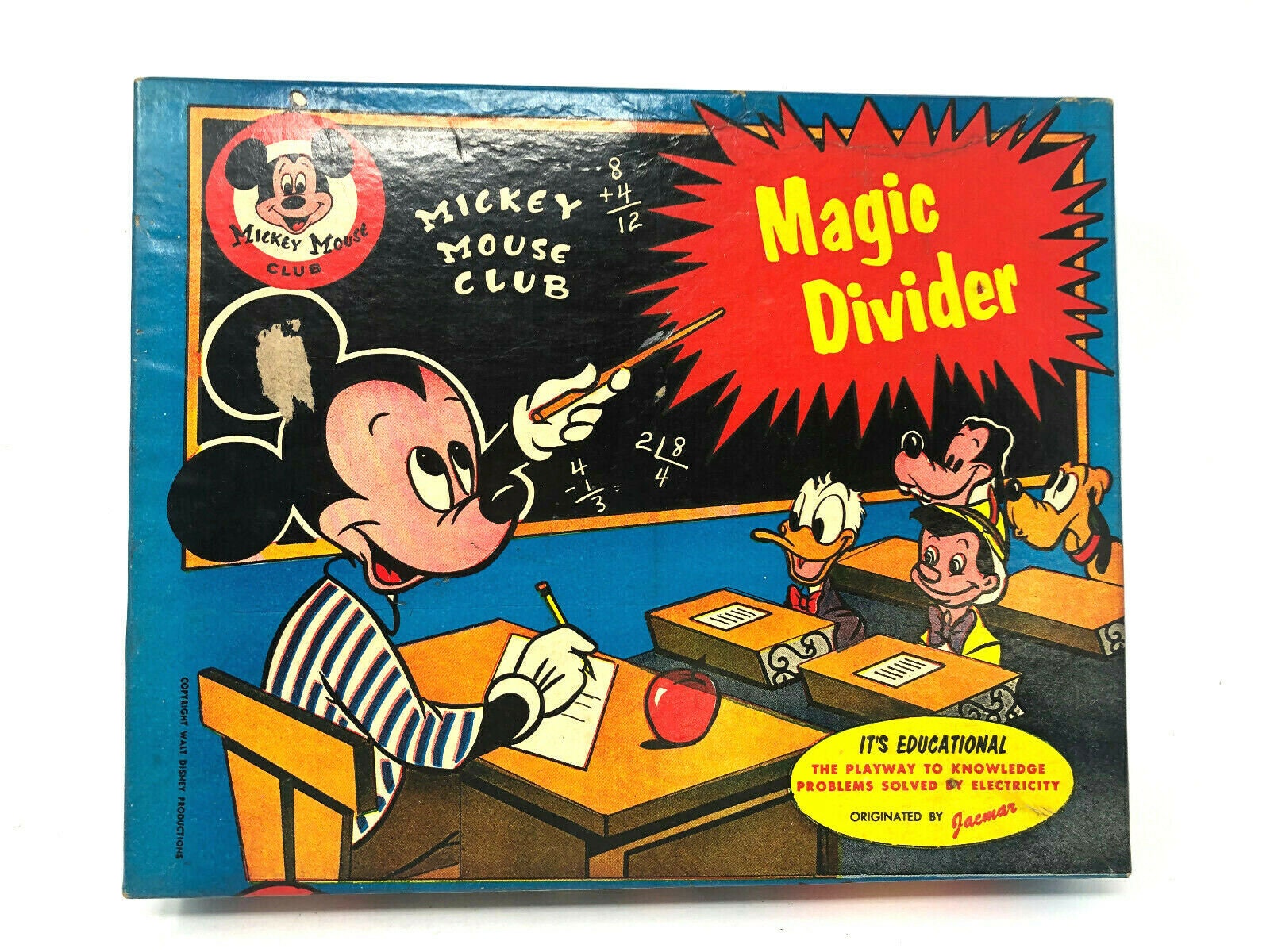 Mickey Mouse Club Magic Divider Educational Toy Jacman 423 - Etsy
