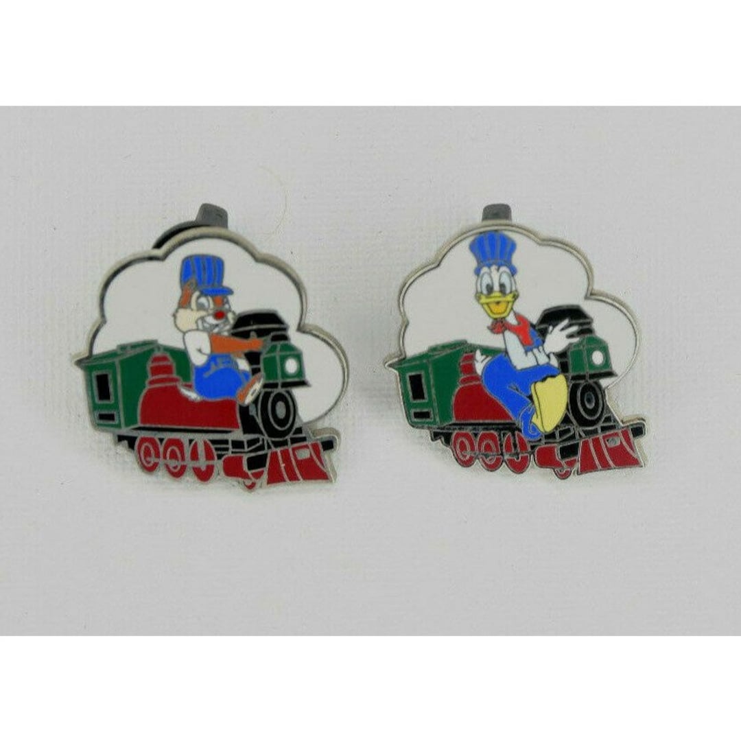 Disney Set of Conductors Donald and Dale on Trains Pin #103231 & 103342 ...