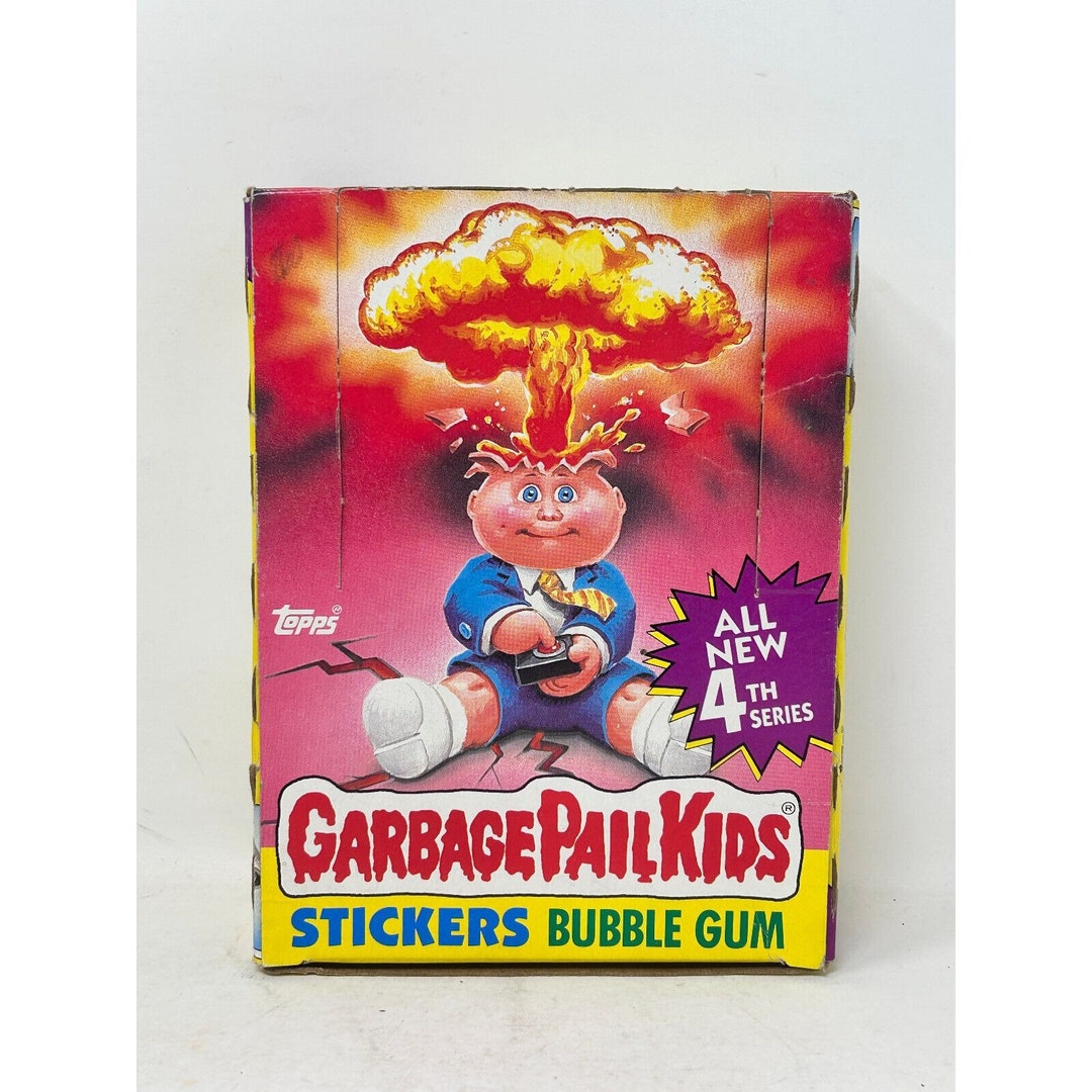 Vintage Garbage Pail Kids 4th Series Empty Display Box 1986 Topps - Etsy