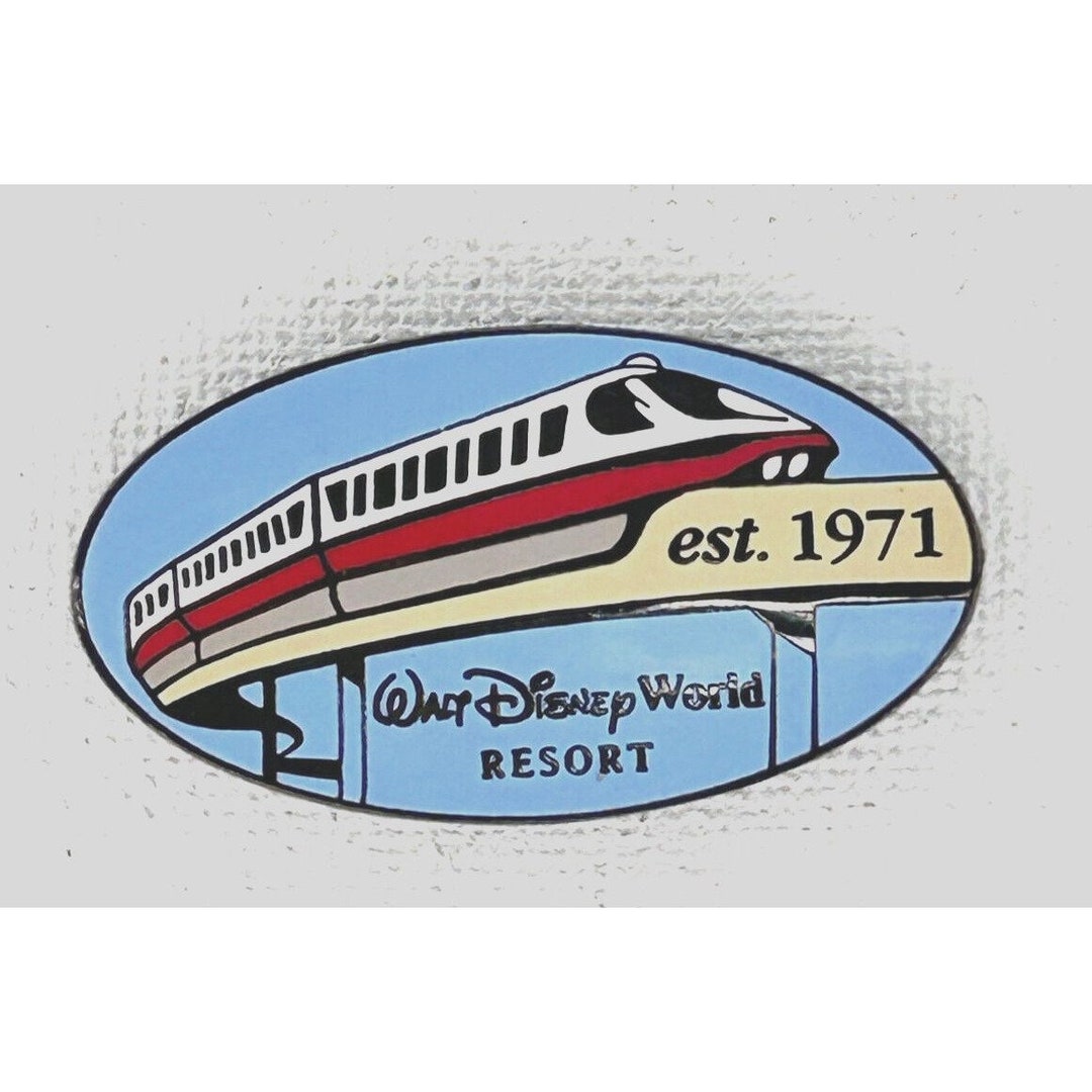 Disney 2001 WDW Red Monorail Pin (est. 1971) Oval Shape Pin#55683 - Etsy