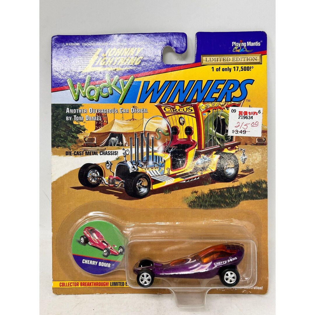 Vintage Johnny Lightning Wacky Winners Purple Cherry Bomb - Etsy