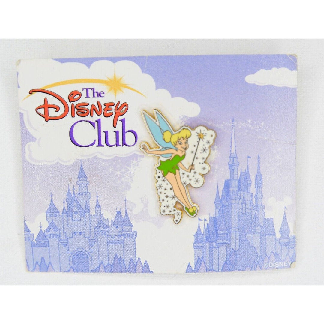 Disney 2002 the Disney Club Member Exclusive Tinker Bell With Wand Pin ...