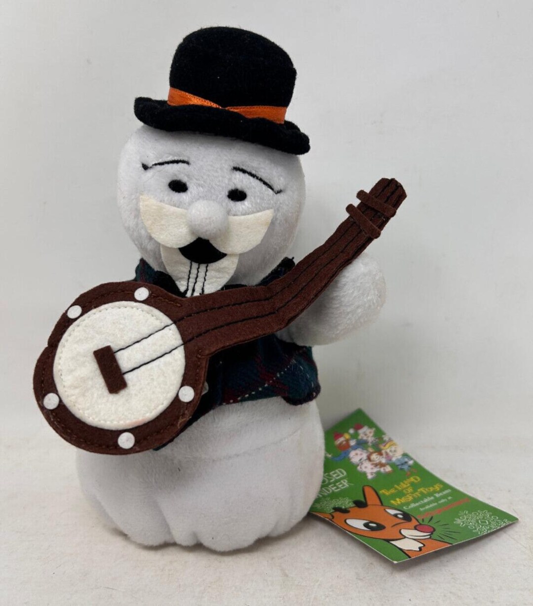 Rudolph Misfits Sam the Snowman With Banjo 7" CVS Stuffins 1998 Vintage ...