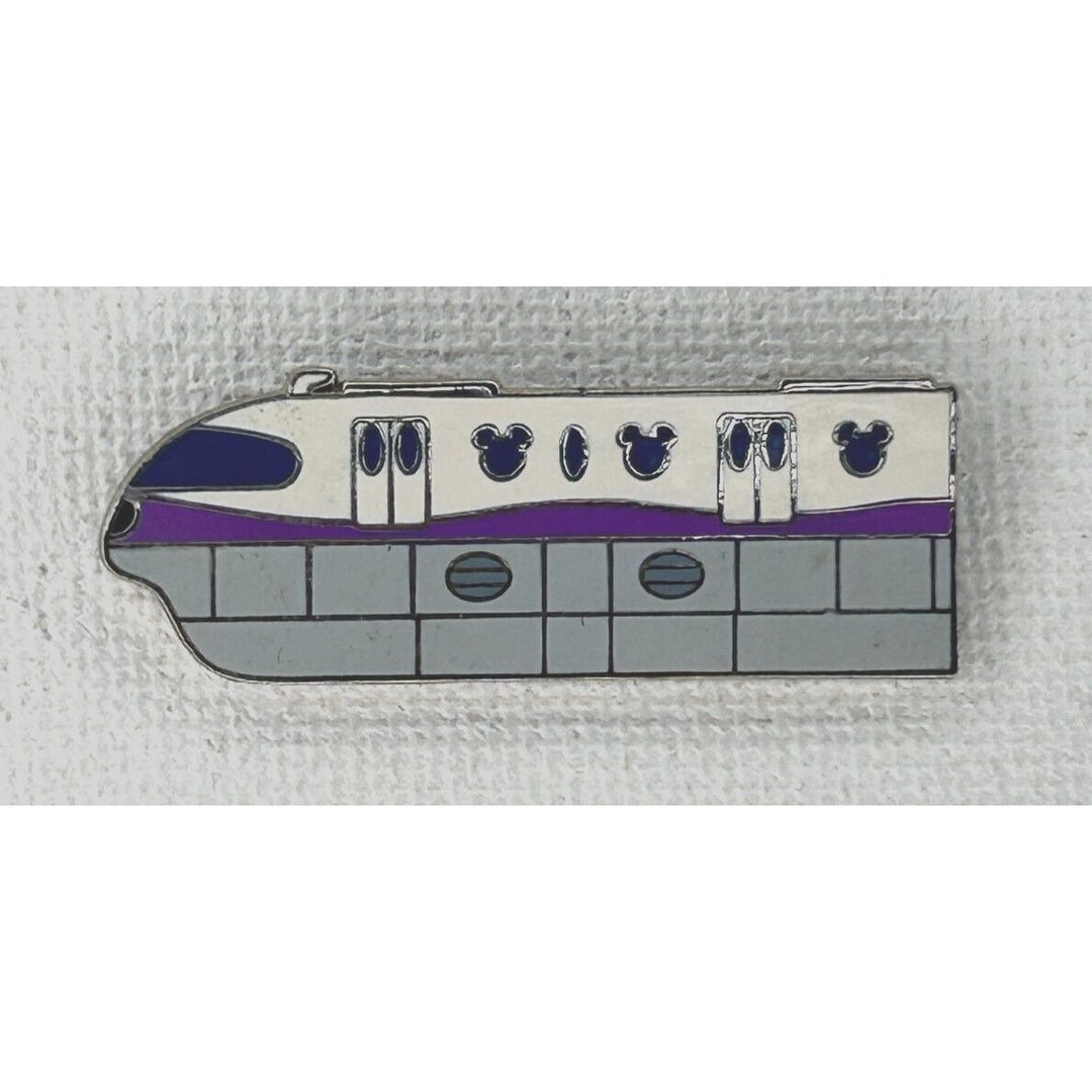 Disney 2001 TDR Purple Monorail Resort Line From A 5 Pin Set TDL ...