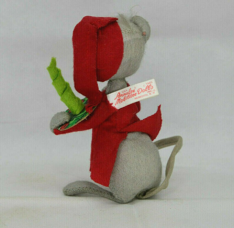 Vintage 1965 Annalee Mobilitee 6 Inch Mouse in Cap & Nightshirt Holding ...