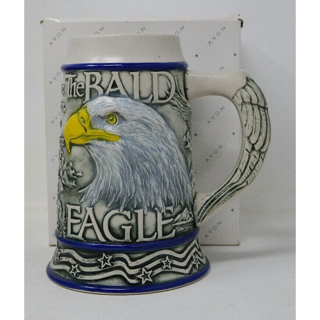 Avon American Animal "the Bald Eagle" Stein With Box - Etsy
