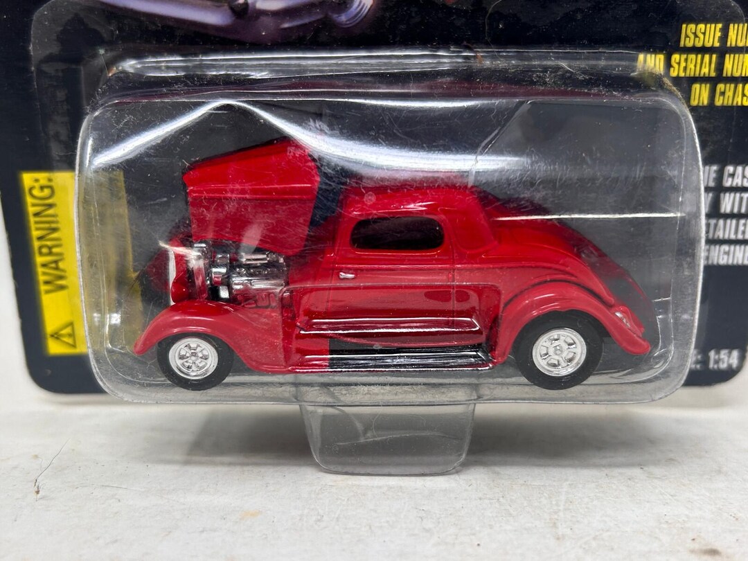 Vintage Racing Champions 1997 Hot Rod Magazine Red '34 Ford Coupe 1:64 Scale - Etsy