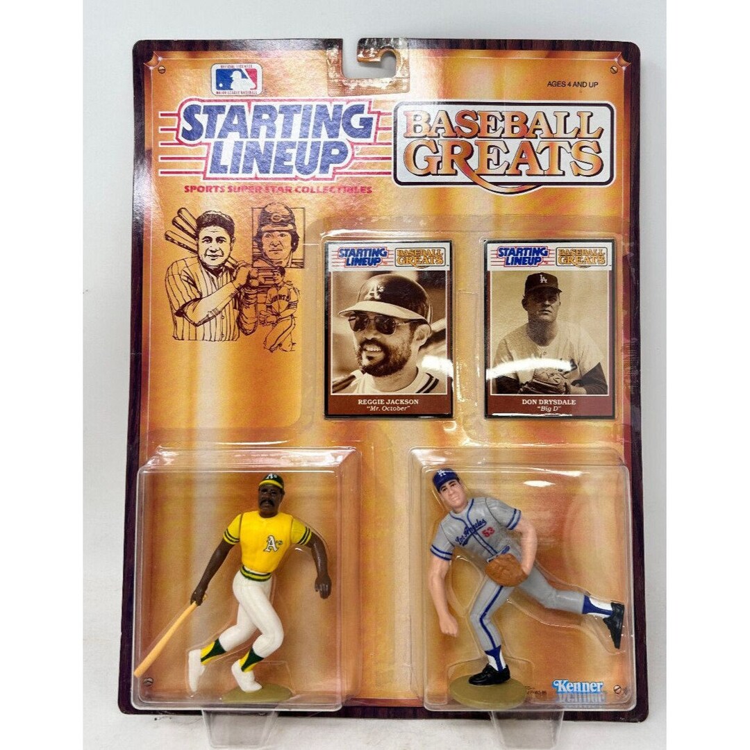 Starting Lineup Baseball Greats 2 Player Set Reggie Jackson Don ...