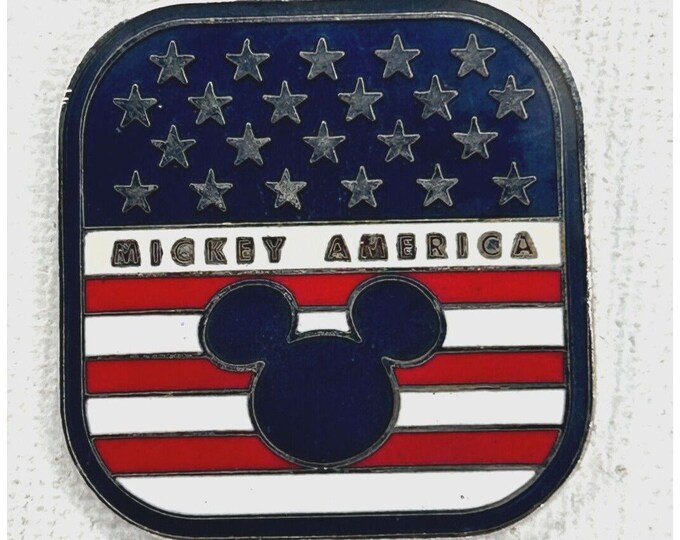 Disney 2000 Celebrate the Future Hand in Hand Mickey America Flag ...