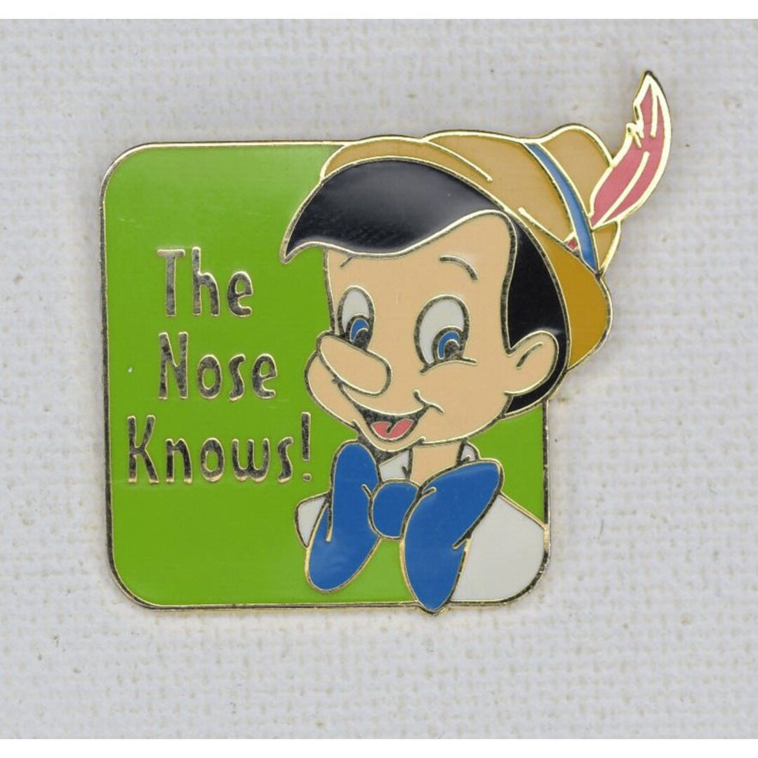 Disney 2002 Cast Lanyard Pinocchio in Blue Bow Tie Smiling Pin#11711 - Etsy