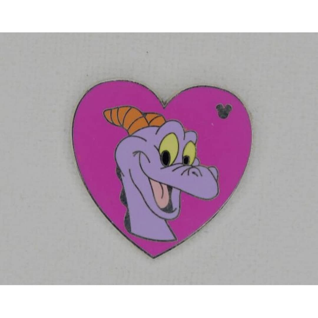 Disney 2010 Hidden Mickey Series Figment Figment's Head in A Heart ...