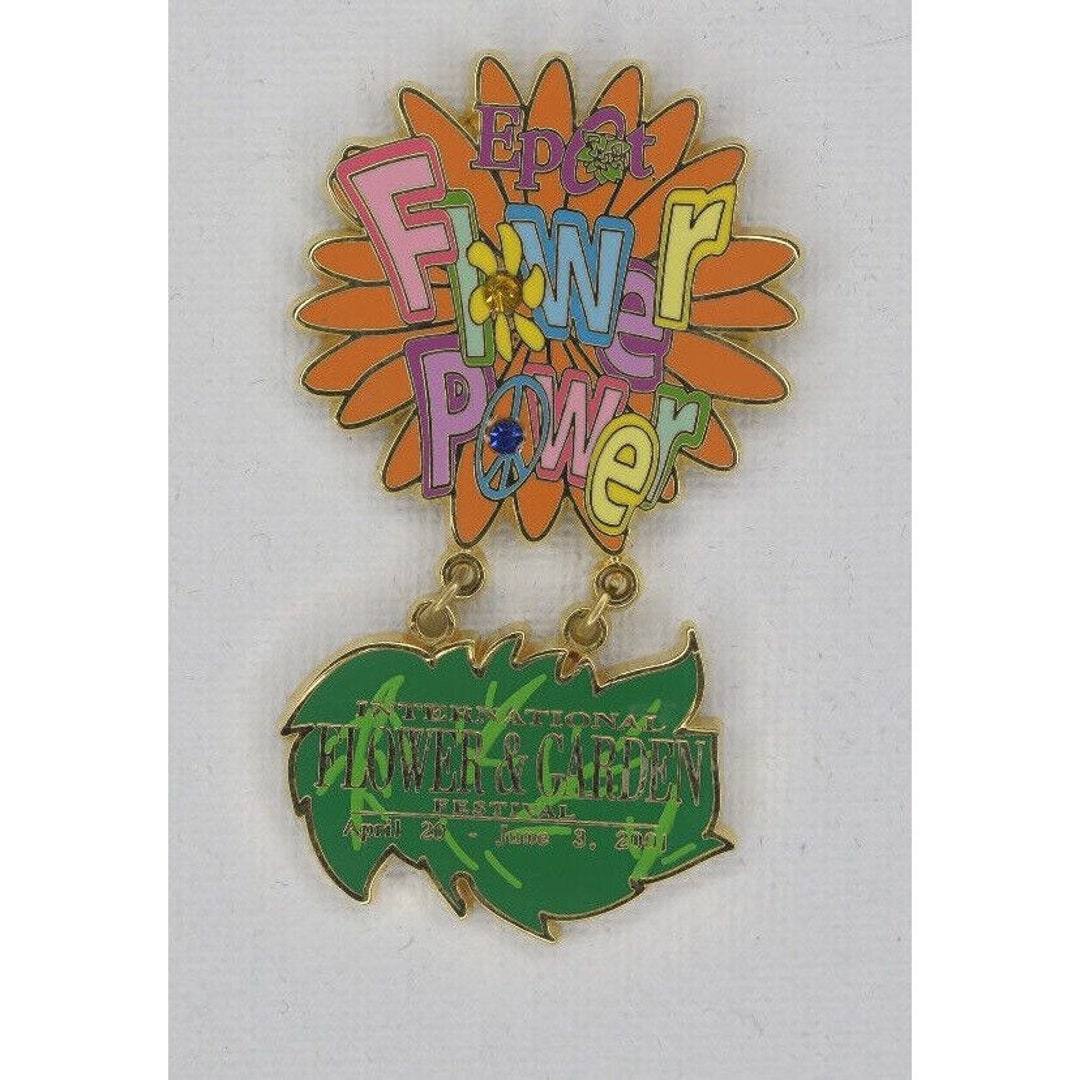 Disney 2001 Epcot Flower Power International Flower & Garden Dangle ...