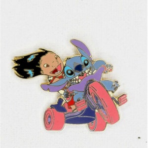 Disney 2002 Lilo & Stitch Riding A Purple and Pink Tricycle Big Wheel ...