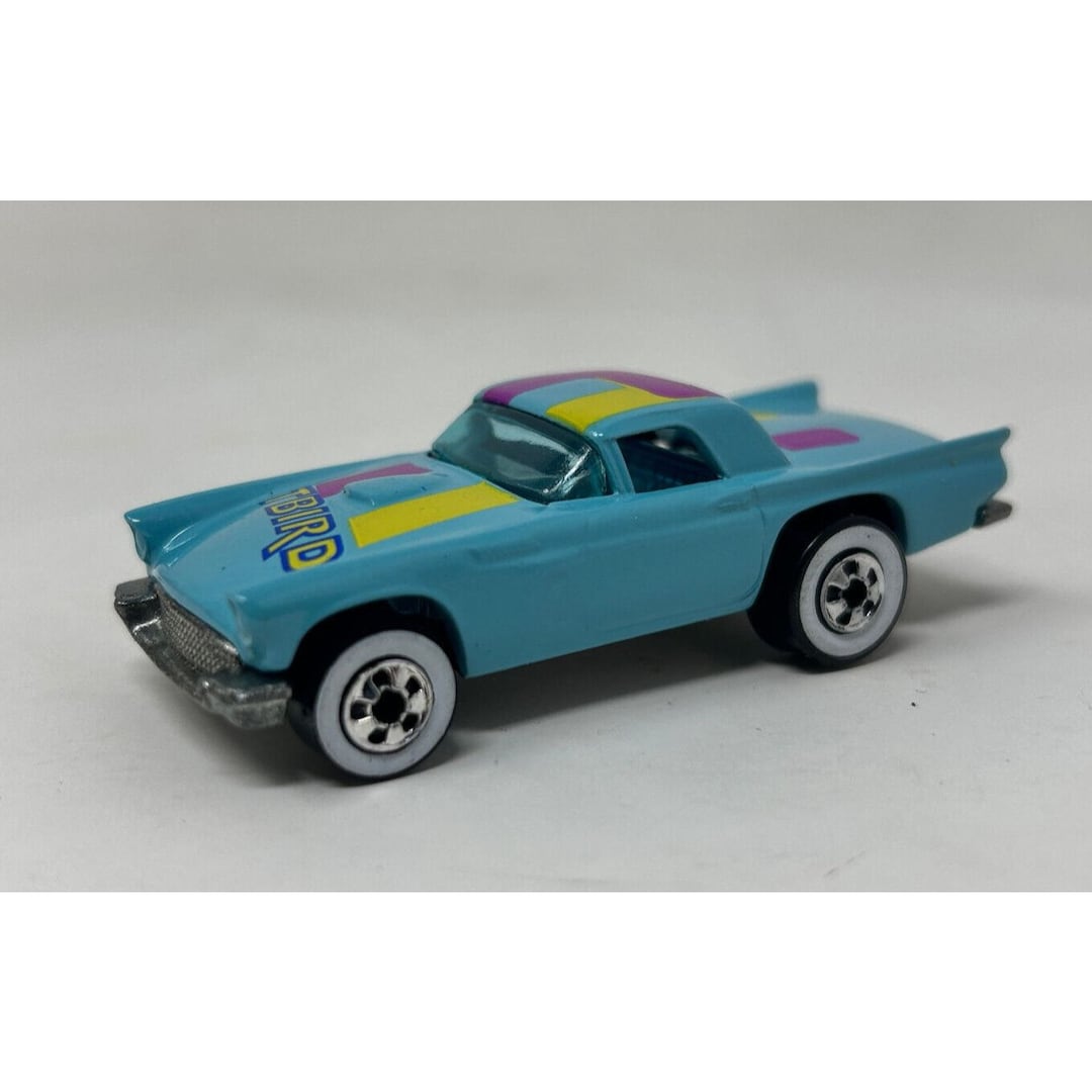 Hot Wheels Blue 57 T-bird Thunderbird Park-n-plates Exclusive - Etsy