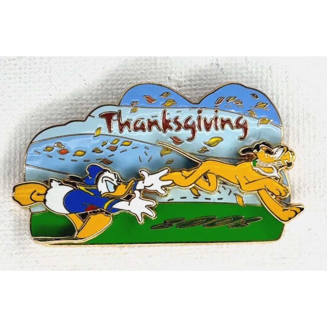 Disney 2002 WDW Donald & Pluto Thanksgiving 2002 Pin#17582 - Etsy