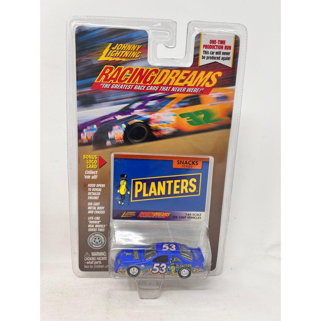 Johnny Lightning Racing Dreams Snacks Series Planters Peanuts Nascar ...