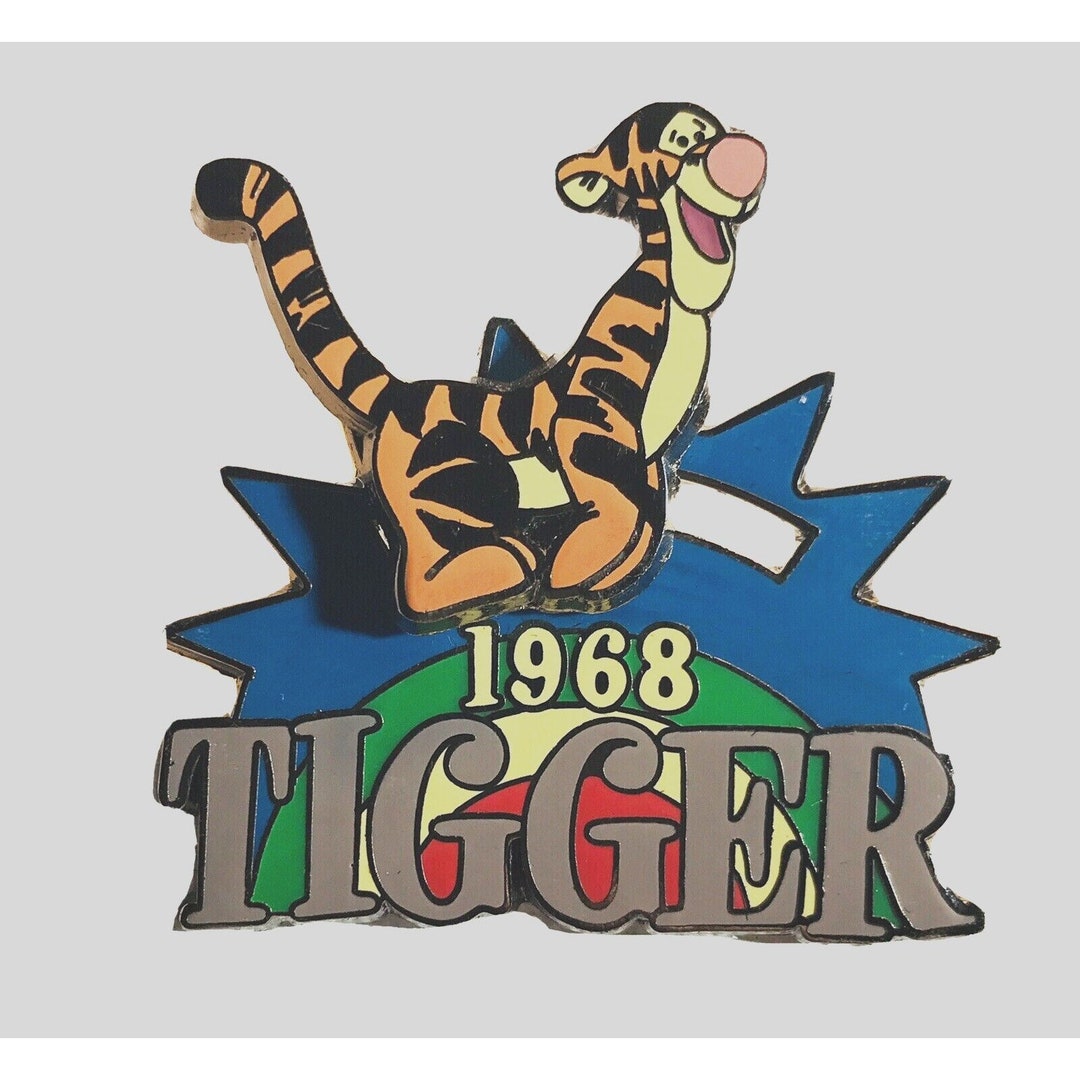 Disney 2001 100 Years of Dreams Tigger 1968 Slider Pin6953 - Etsy