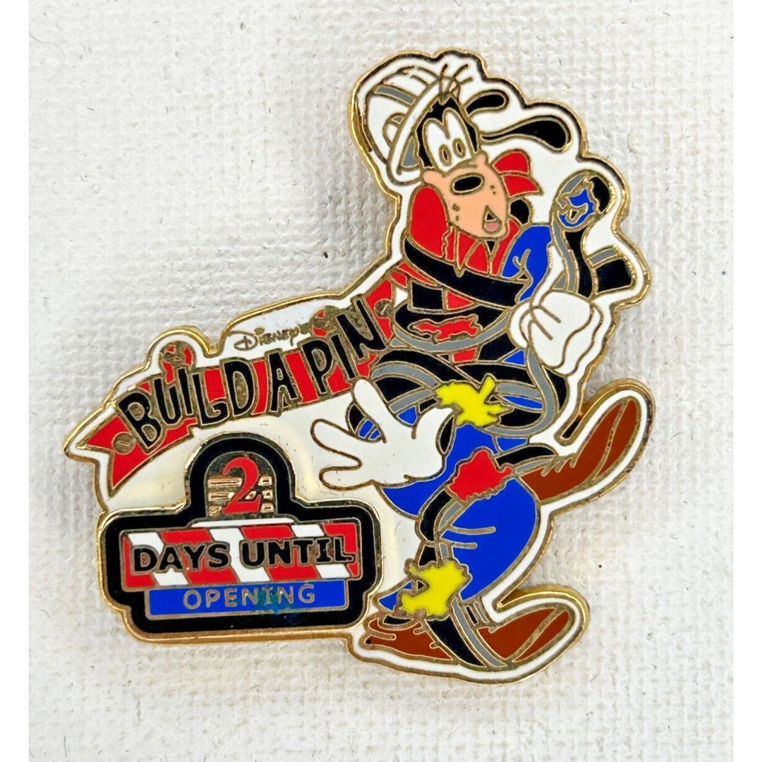 Disney 2002 WDW Goofy Build A Pin Event Countdown 2 Days 3-D LE ...