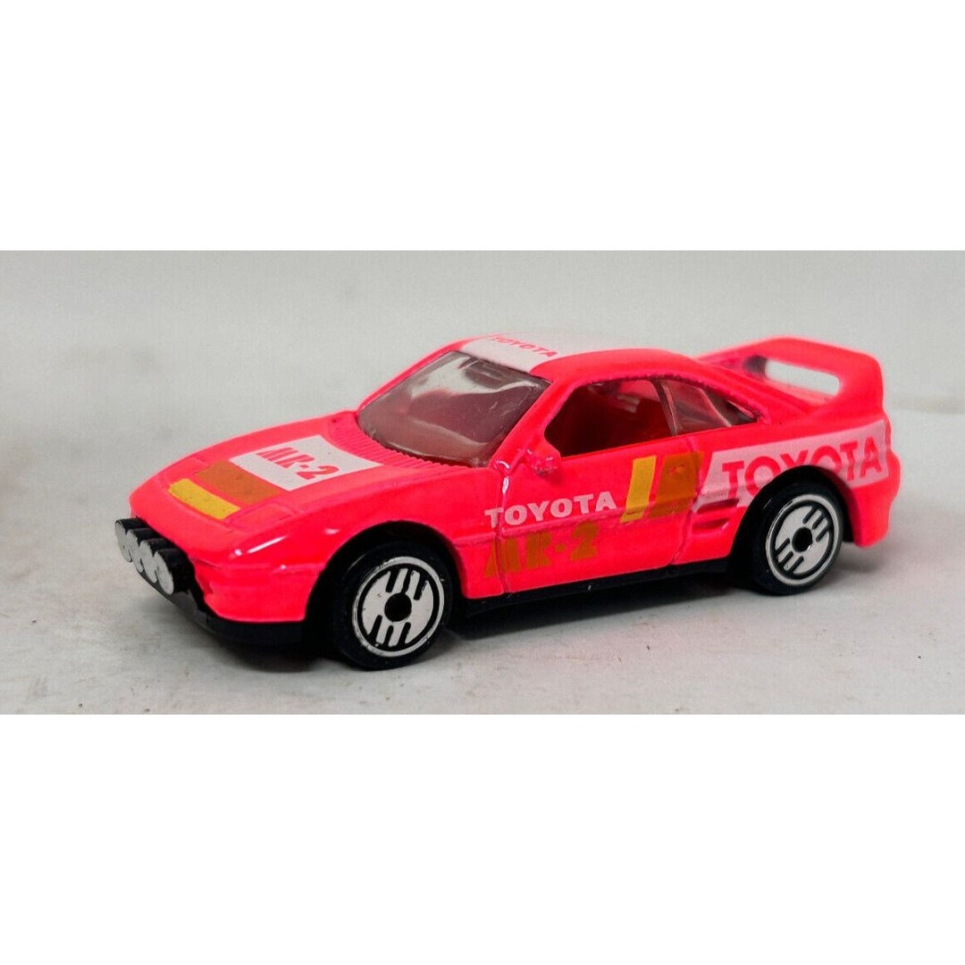 Vintage Hot Wheels Toyota MR2 Rally Pink With White Stripe Aquafresh ...