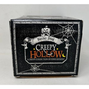 Vintage Creepy Hollow Butcher Shop Ceramic Light up Building - Etsy