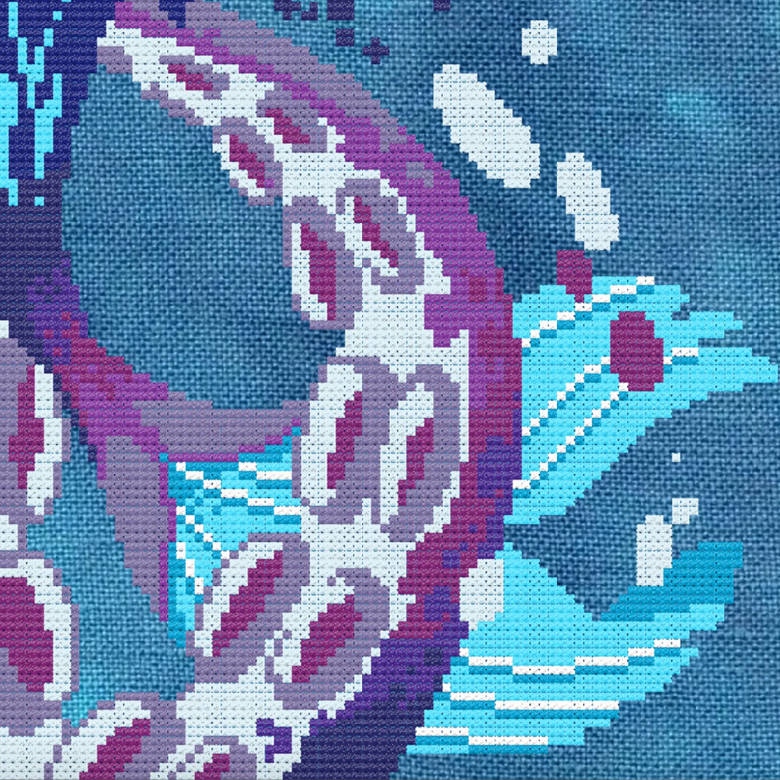 Siren of the Sea Cross Stitch Pattern, Mermaid Cross Stitch, PDF ...