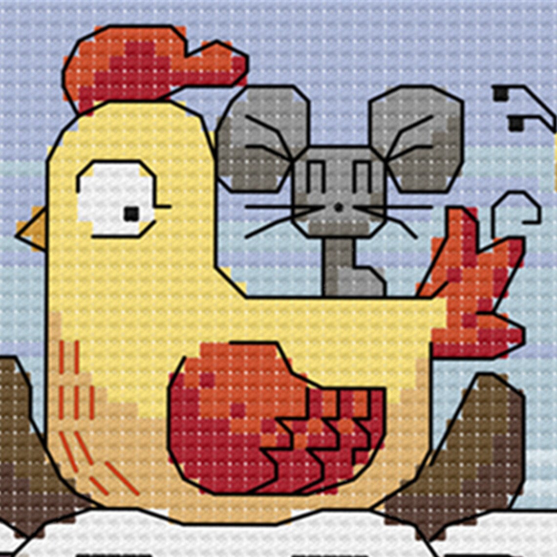 Farm Animals Cross Stitch Cow Cross Stitch Country Farm X | Etsy