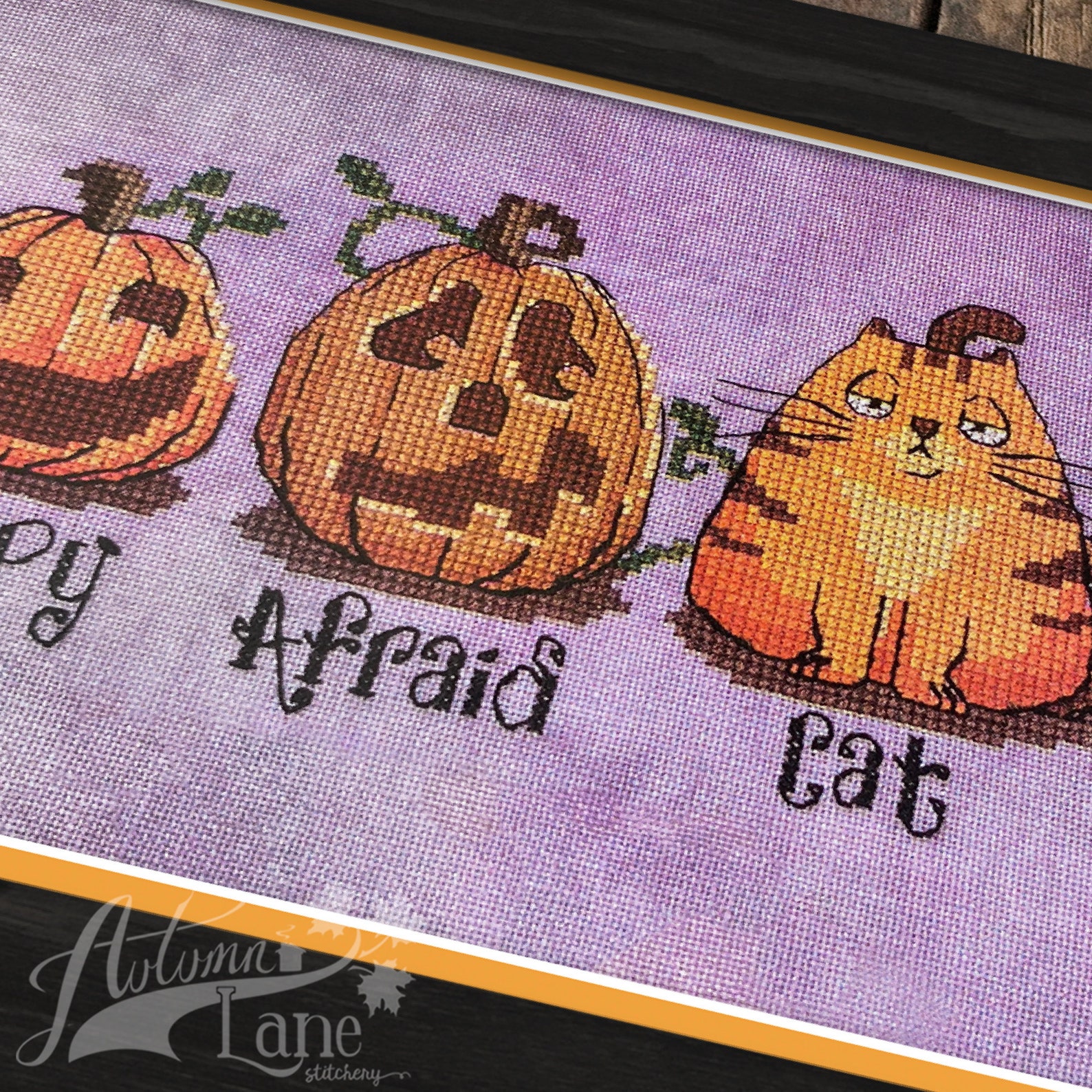 Current Mood Cross Stitch Pattern Pumpkin Cross Stitch - Etsy