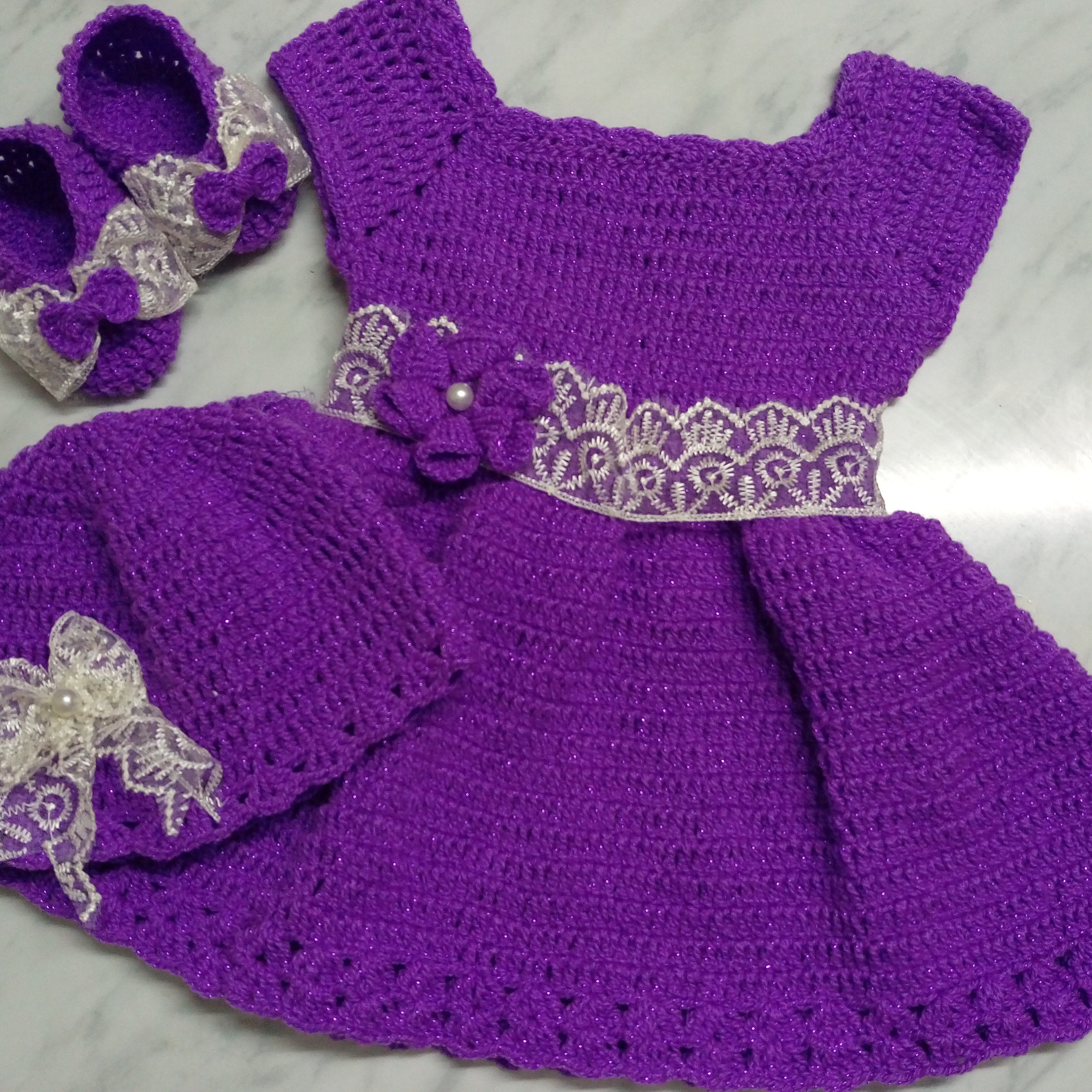 Crochet Baby Set - Etsy