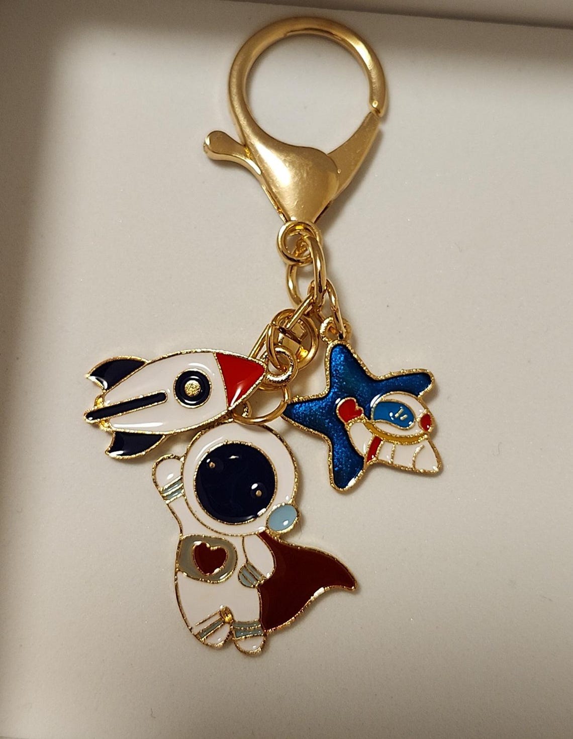 Space Enamel Keychain L Astronomy Enamel Key Chain L Enamel Keychain L ...