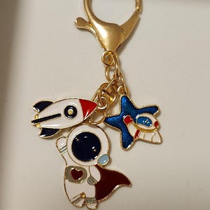 Space Enamel Keychain L Astronomy Enamel Key Chain L Enamel Keychain L ...