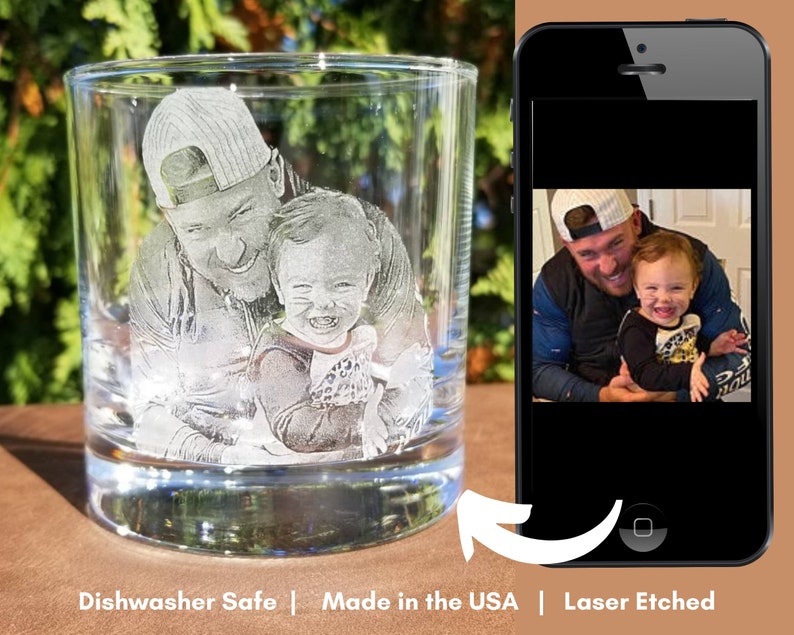 Father's Day Gift From Daughter Glass Fathers Day Gift - Etsy