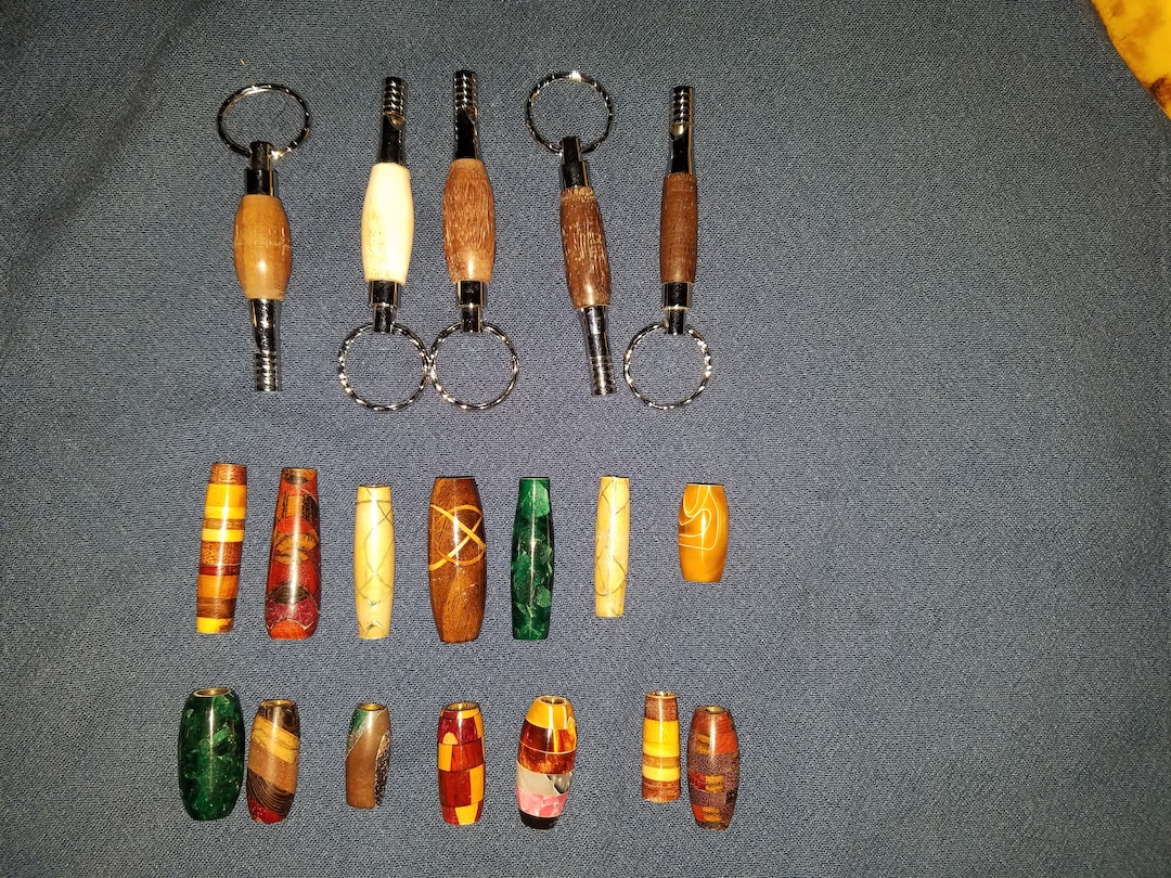 Keychains With Lathe Turned Centers - Etsy