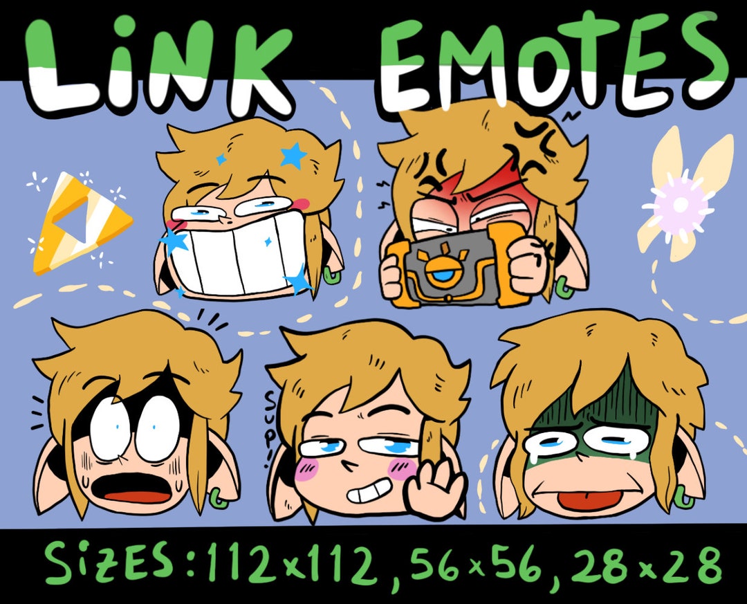 Link Twitch Emotes / Cute Twitch Emotes / Kawaii Emotes / Sub Badges ...