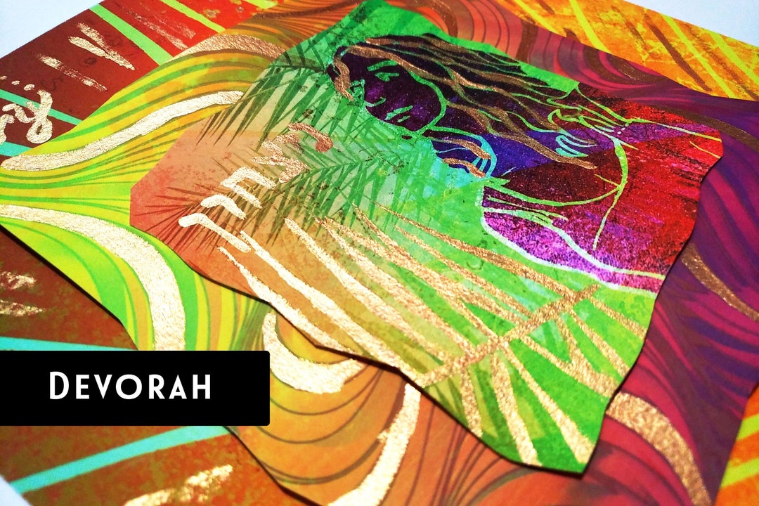 HAND-EMBELLISHED PRINTS - Women of Torah - Esther, Miriam, Deborah ...