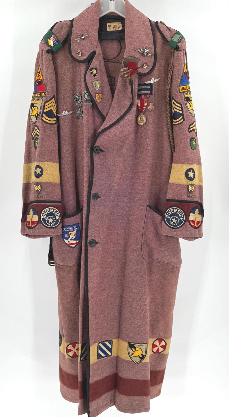 WW2 Riverside Academy Robe/coat With Patches - Etsy