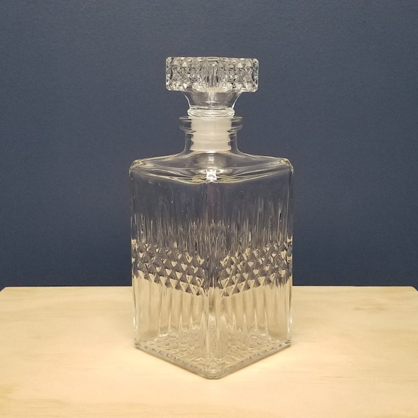 Square Decanter - Etsy