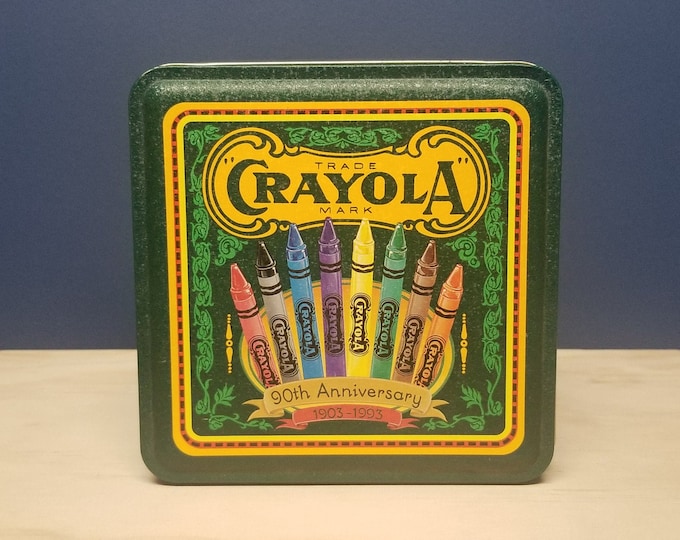 Vintage Crayola Tin Crayon Tin Vintage Advertisements 1993 - Etsy
