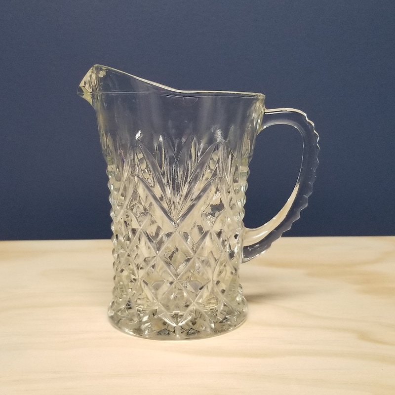 Small Glass Pitcher - Etsy