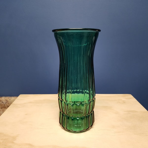 Teal Large Glass Vase - Etsy
